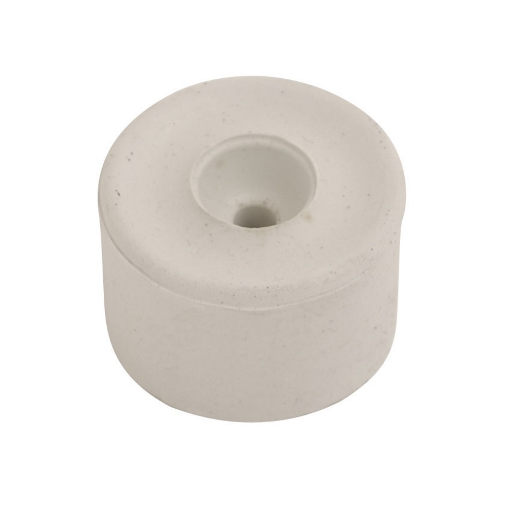 VIBE Rubber Door Buffer White 50mm - Powered by Trade