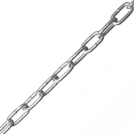 PBT® Straight link chain Zinc plated - 3mm x 21mm x 10m - Powered by Trade