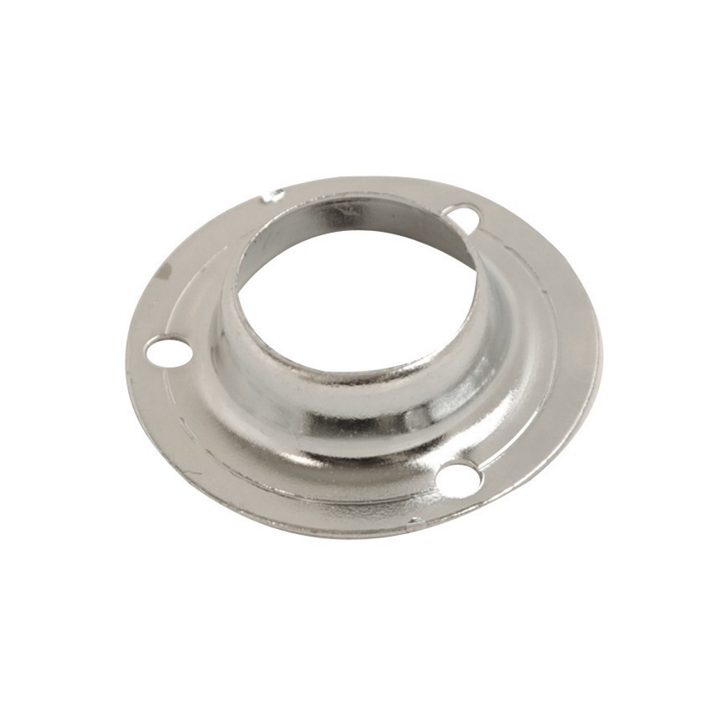 VIBE Wardrobe Rail Steel Socket CP 19mm - Powered by Trade