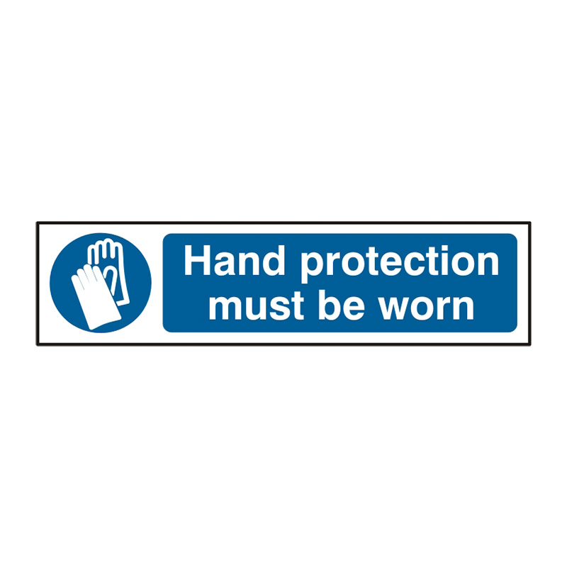 SPECTRUM INDUSTRIAL Hand protection must be worn - PVC (200 x 50mm ...