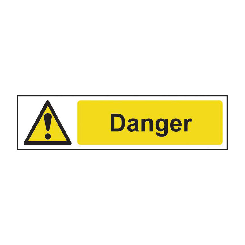 SPECTRUM INDUSTRIAL Danger - PVC (200 x 50mm) - Powered by Trade