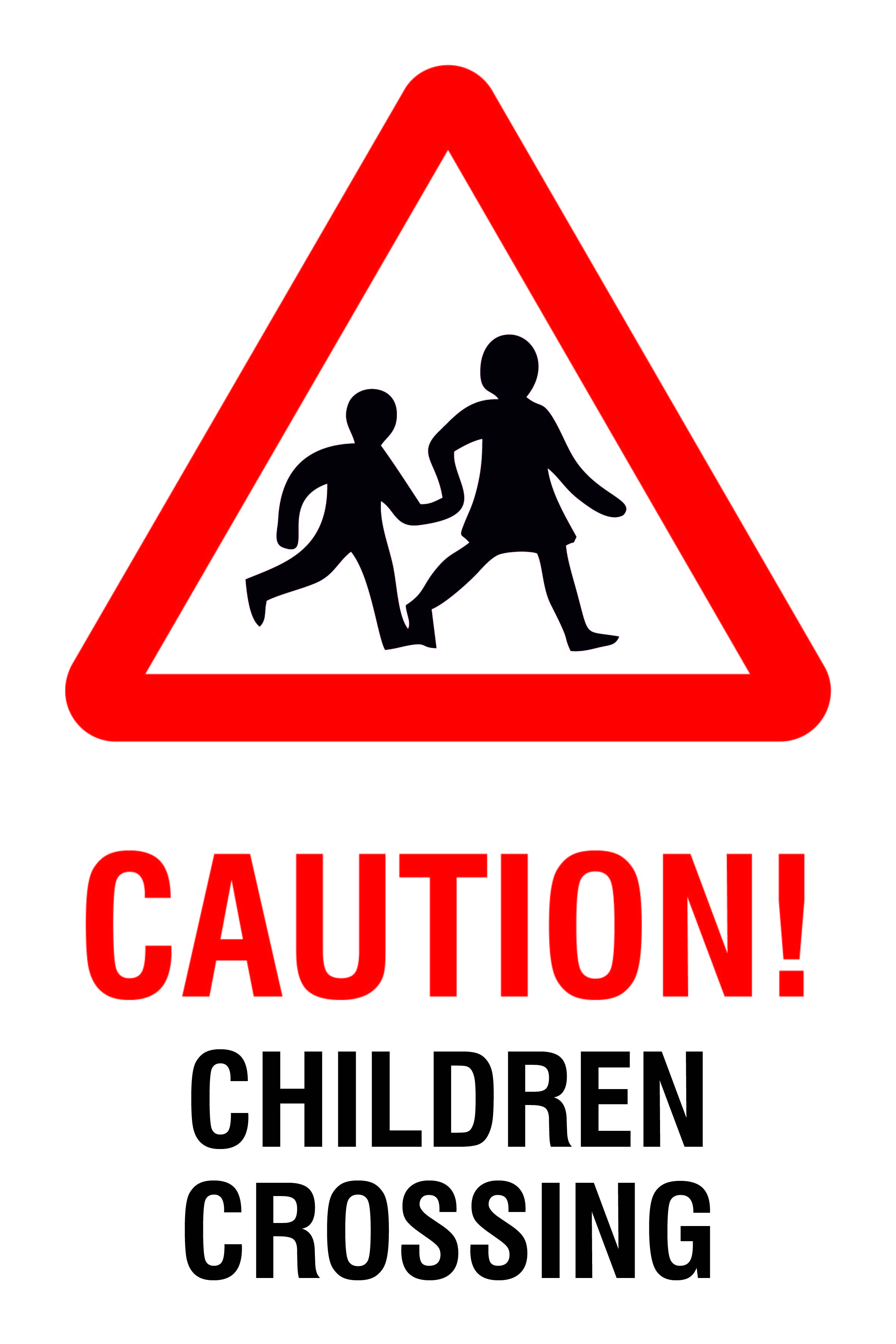 SPECTRUM INDUSTRIAL Educational Sign: Caution! Children crossing - PP ...