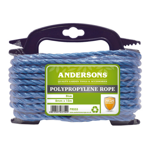 Andersons® Polypropylene Rope, 8mm x 15m - Powered by Trade