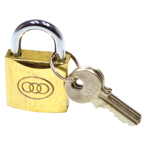 Centurion® 32mm Brass Tri-Circle Padlock - Powered by Trade